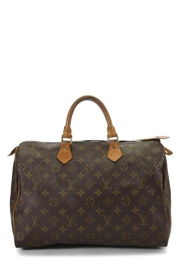 LOUIS VUITTON Monogram Speedy 35 - Brown