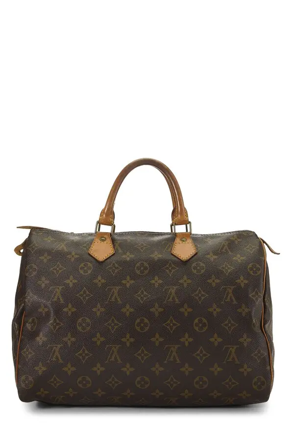 LOUIS VUITTON Monogram Speedy 35 - Brown