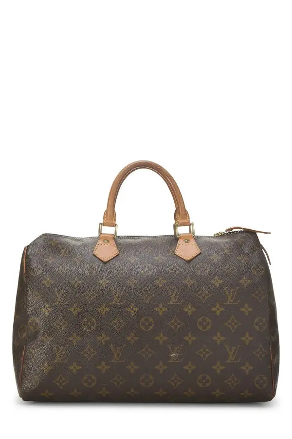 LOUIS VUITTON Monogram Speedy 35 - Brown