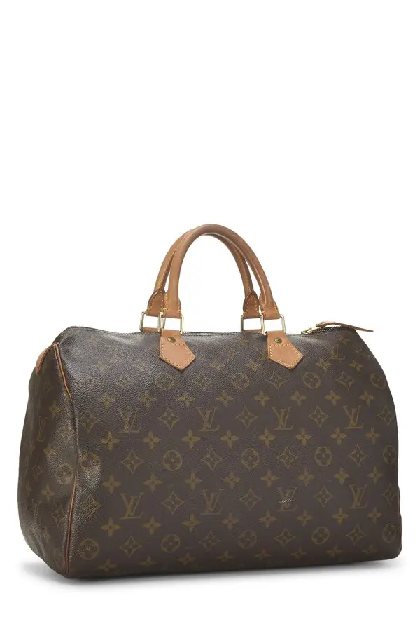 LOUIS VUITTON Monogram Speedy 35 - Brown
