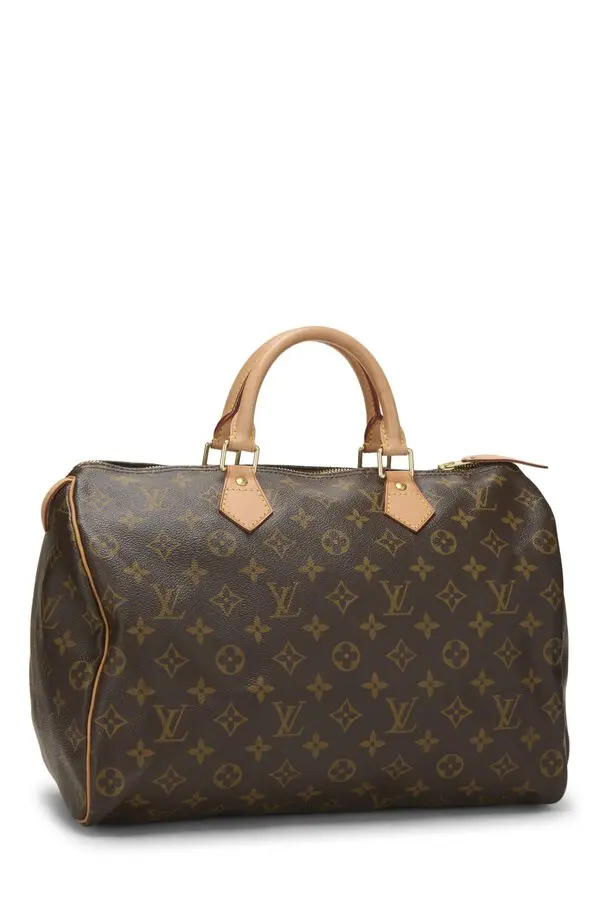 LOUIS VUITTON Monogram Speedy 35 - Brown