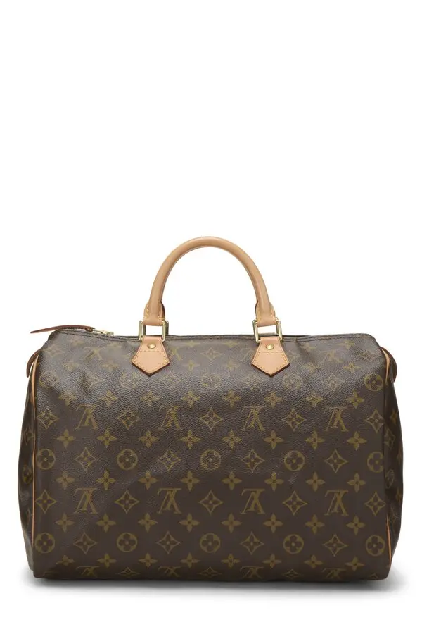 LOUIS VUITTON Monogram Speedy 35 - Brown