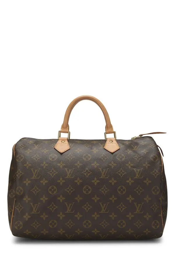 LOUIS VUITTON Monogram Speedy 35 - Brown