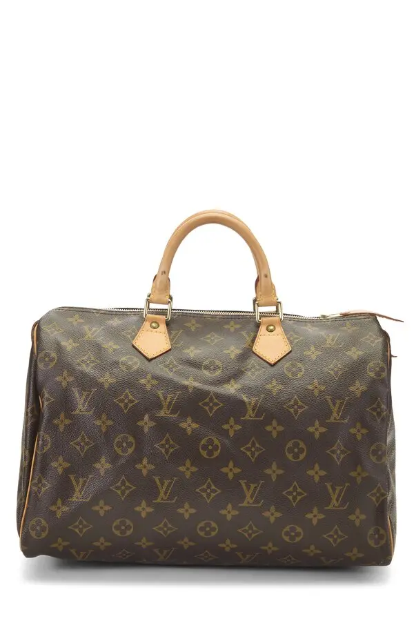 LOUIS VUITTON Monogram Speedy 35 - Brown