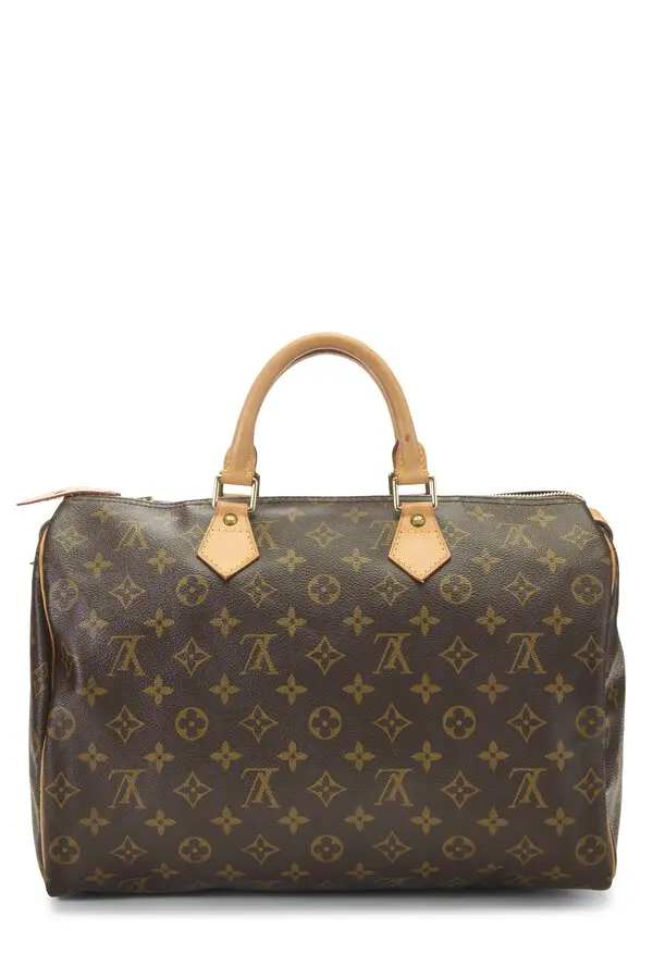 LOUIS VUITTON Monogram Speedy 35 - Brown