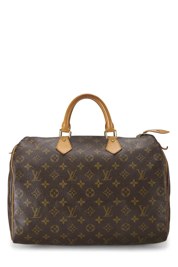 LOUIS VUITTON Monogram Speedy 35 - Brown