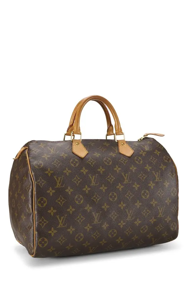 LOUIS VUITTON Monogram Speedy 35 - Brown