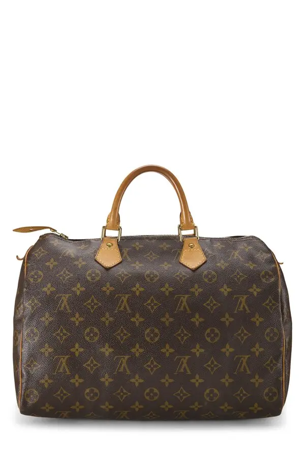 LOUIS VUITTON Monogram Speedy 35 - Brown