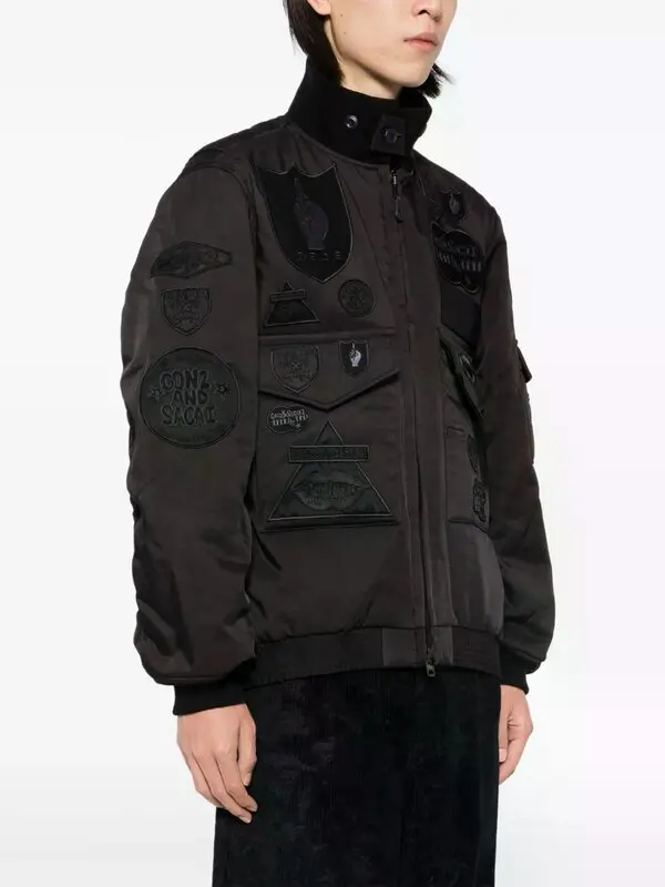 Sacai Logo Badge Bomber Jacket