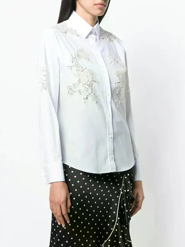 Dolce & Gabbana Lace Insert Shirt