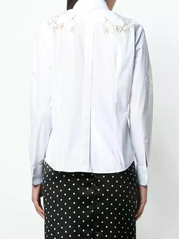 Dolce & Gabbana Lace Insert Shirt