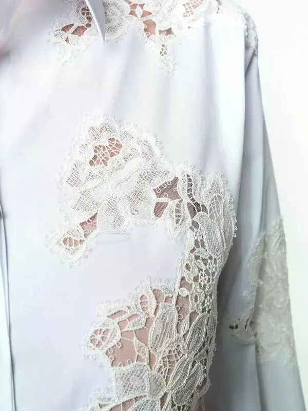 Dolce & Gabbana Lace Insert Shirt