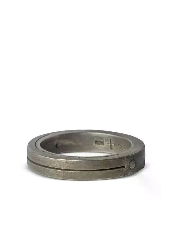 PARTS OF FOUR Sistema Sterling Ring - Silver