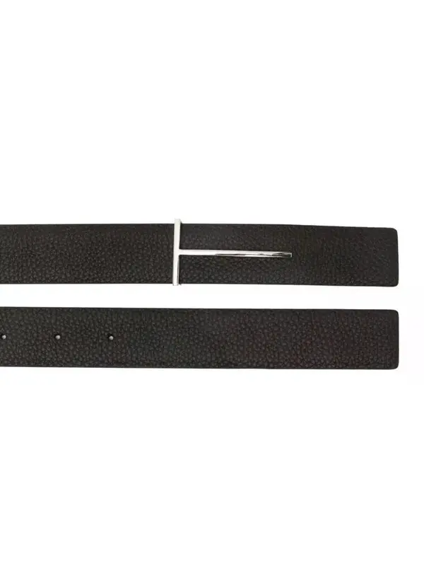 TOM FORD T-buckle Reversible Belt - Brown