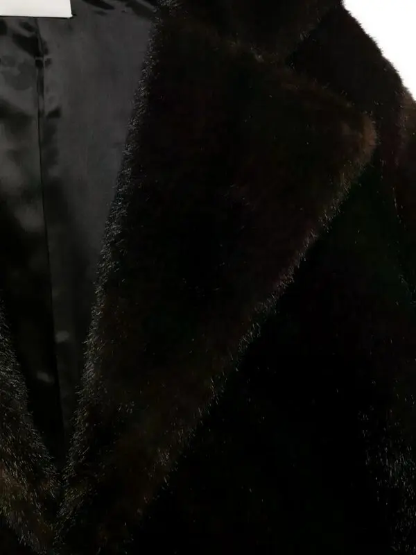 Coperni Faux-fur Single-breasted Coat