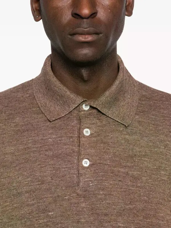 Brunello Cucinelli Button Polo Shirt