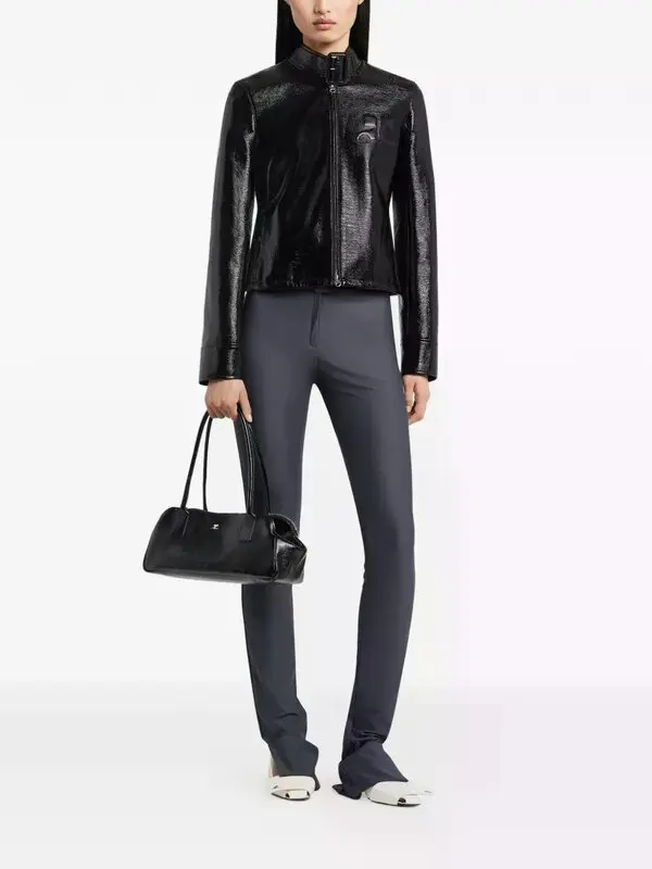 COURREGES Logo-embossed Zip-up Jacket