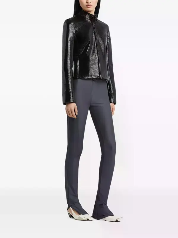 COURREGES Logo-embossed Zip-up Jacket