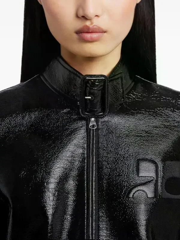 COURREGES Logo-embossed Zip-up Jacket