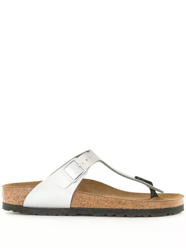 BIRKENSTOCK Gizeh Slip-on Sandals - Silver