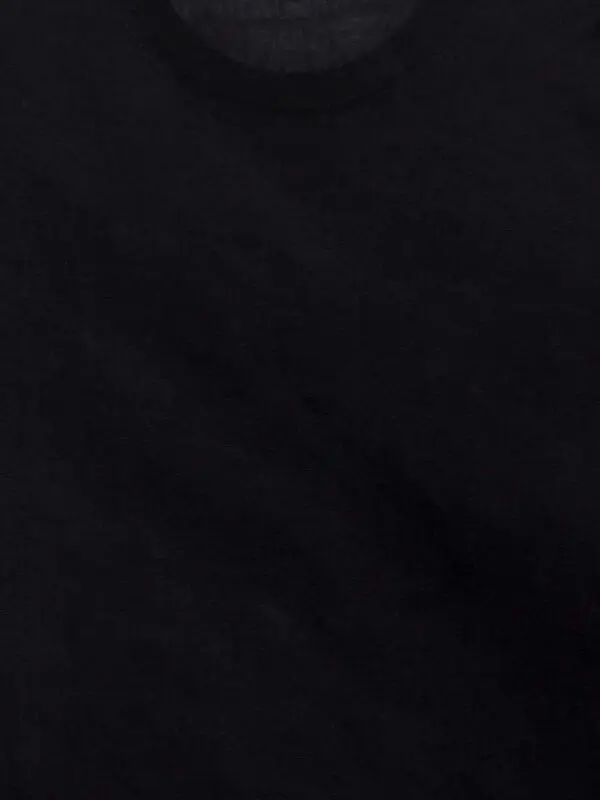 DELL'OGLIO Crew Neck Sweater With Panel Detail