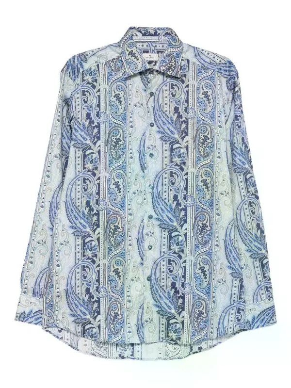 Etro Paisley-print Shirt - Blue