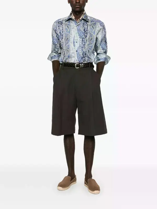 Etro Paisley-print Shirt - Blue