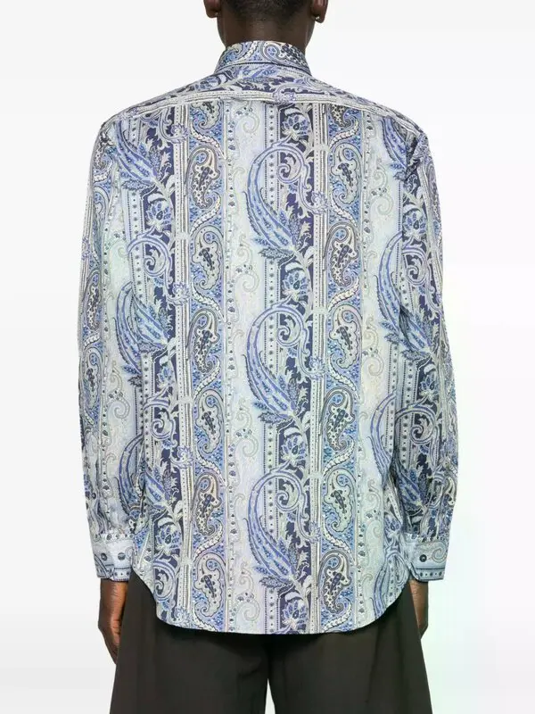 Etro Paisley-print Shirt - Blue
