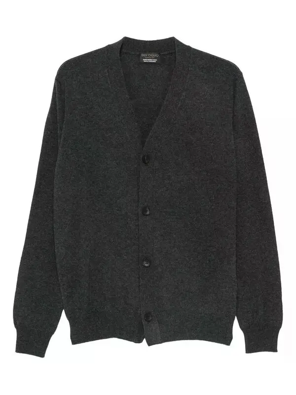 DELL'OGLIO Buttoned V-neck Cardigan
