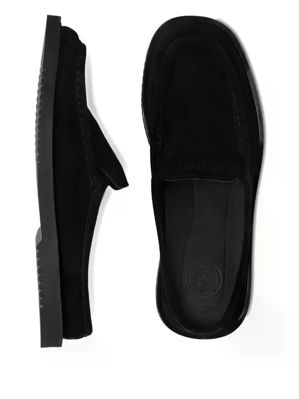 REFERENC Suede Square Toe Slides