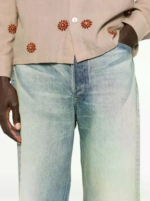 Auralee Selvedge Faded-wash Jeans