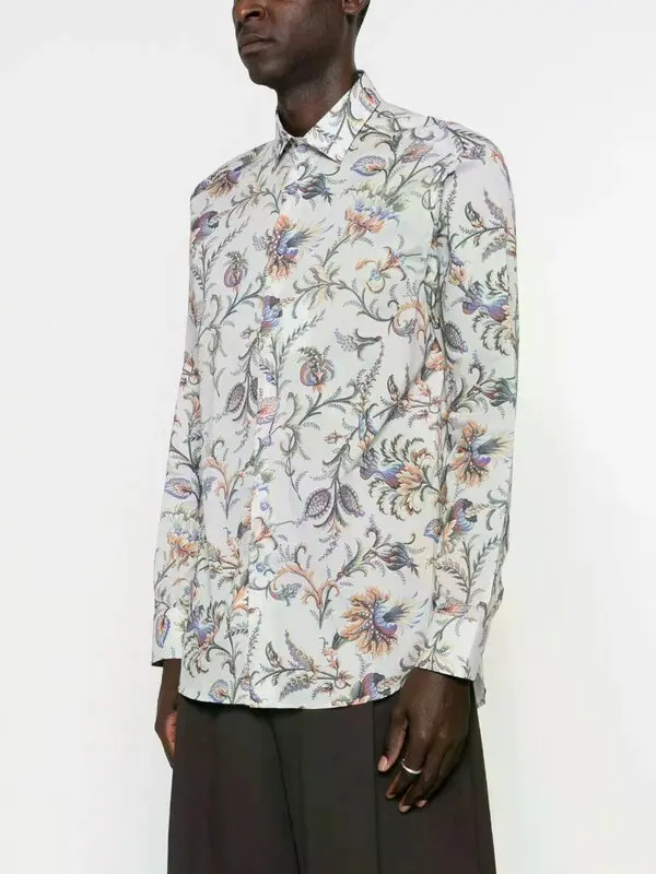 Etro Floral Shirt - Blue