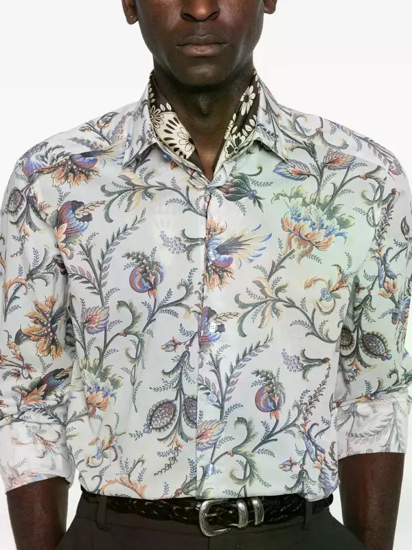 Etro Floral Shirt - Blue