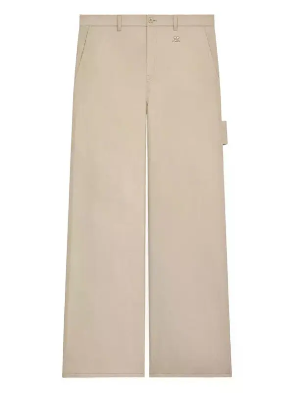 COURREGES Hammer Logo-embroidered Trousers