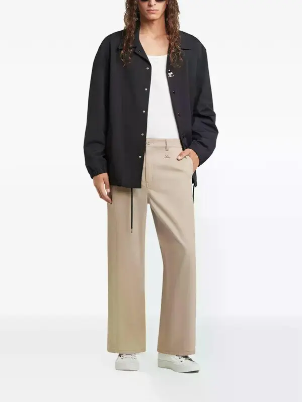 COURREGES Hammer Logo-embroidered Trousers