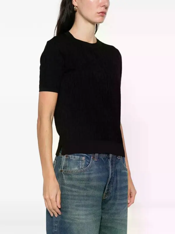 Fendi Pattern Short-sleeve Top