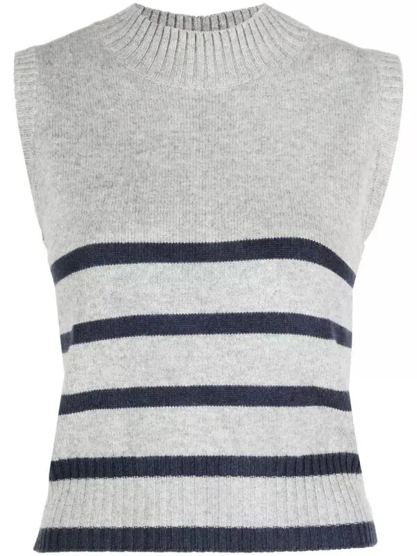 Brunello Cucinelli Striped Cashmere Vest