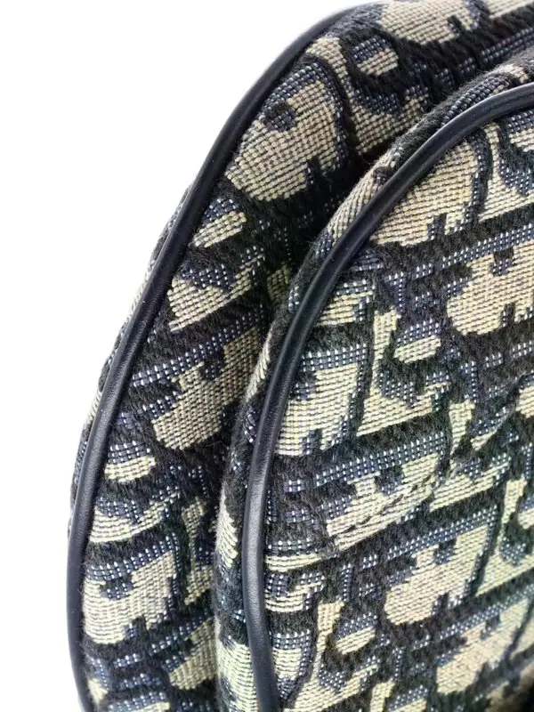 Dior Saddle Handbag Oblique Canvas Mini Shoulder Bag - Blue