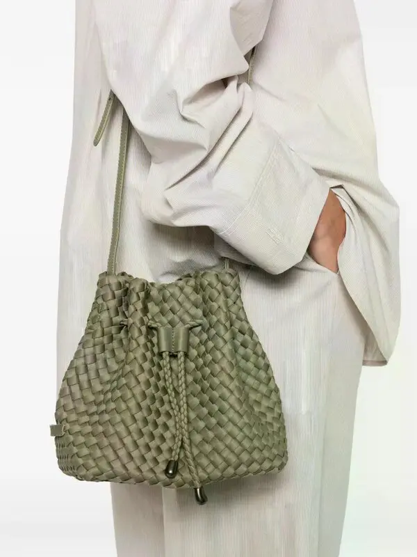 NAGHEDI Gramercy Woven Bucket Bag