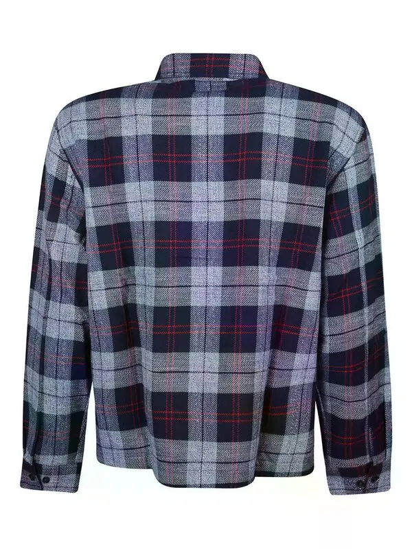 AWAKE NY Flannel Zip-up Shirt