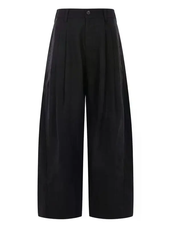 ZIGGY CHEN Pleated Trousers With Belt Loops