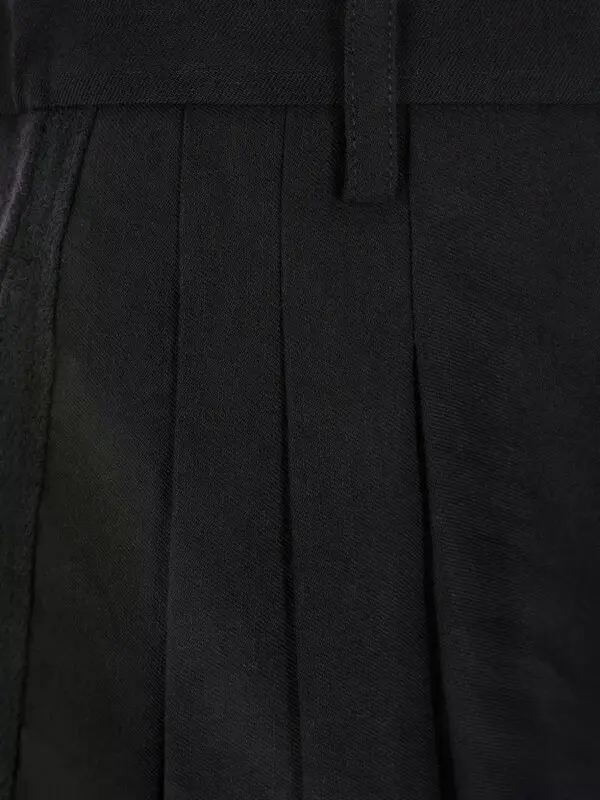 ZIGGY CHEN Pleated Trousers With Belt Loops