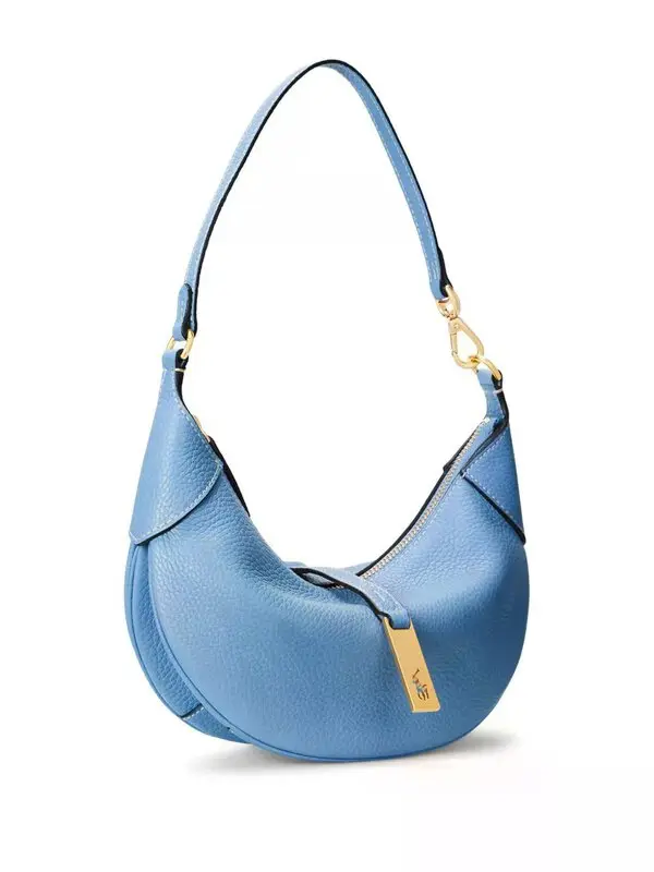 Polo Ralph Lauren Logo-charm Leather Shoulder Bag - Blue