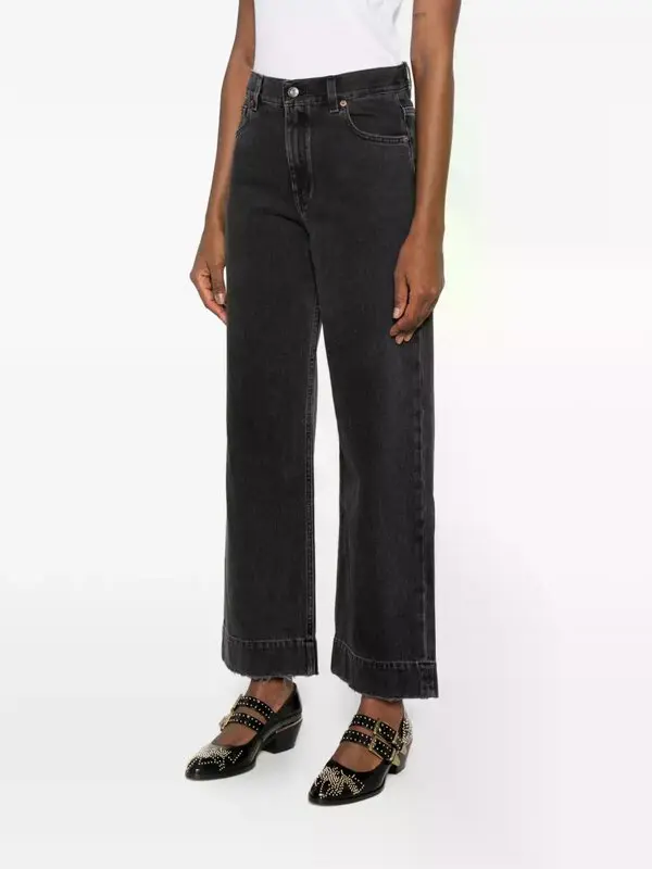 Chloé Logo-patch Jeans - Black