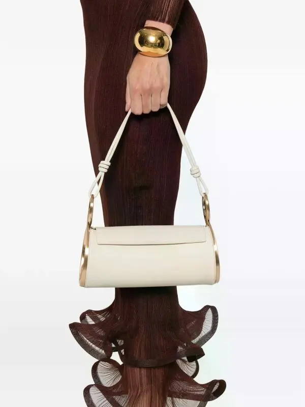 Cult Gaia Dahlia Cylindrical Shoulder Bag - Neutrals