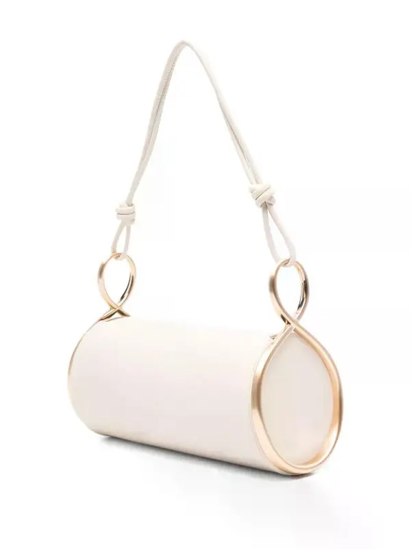 Cult Gaia Dahlia Cylindrical Shoulder Bag - Neutrals