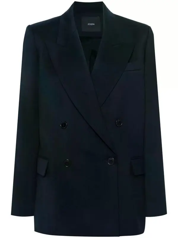 JOSEPH Jaden Virgin-wool Blazer - Blue
