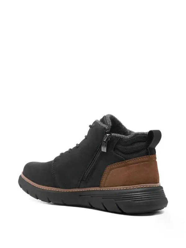 BUGATTI Lace-up Panelled Booties