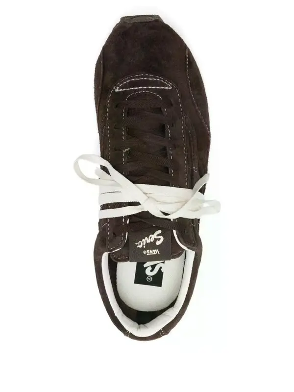 VANS Stitched Low Top Sneakers - Brown
