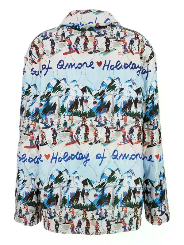ALESSANDRO ENRIQUEZ Printed Buttoned Jacket